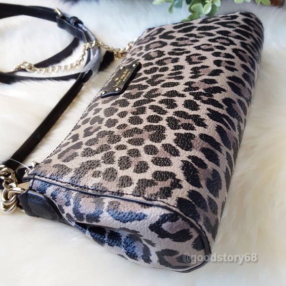 kate spade | Bags | Kate Spade Grove Street Leopard Jane Crossbody ...